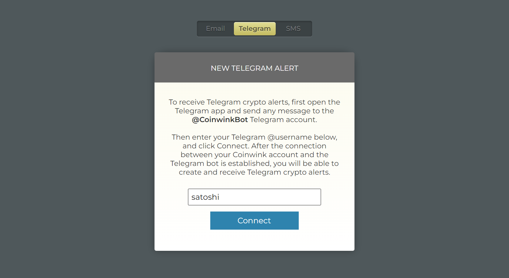 Crypto Alerts for Telegram - Coinwink Blog